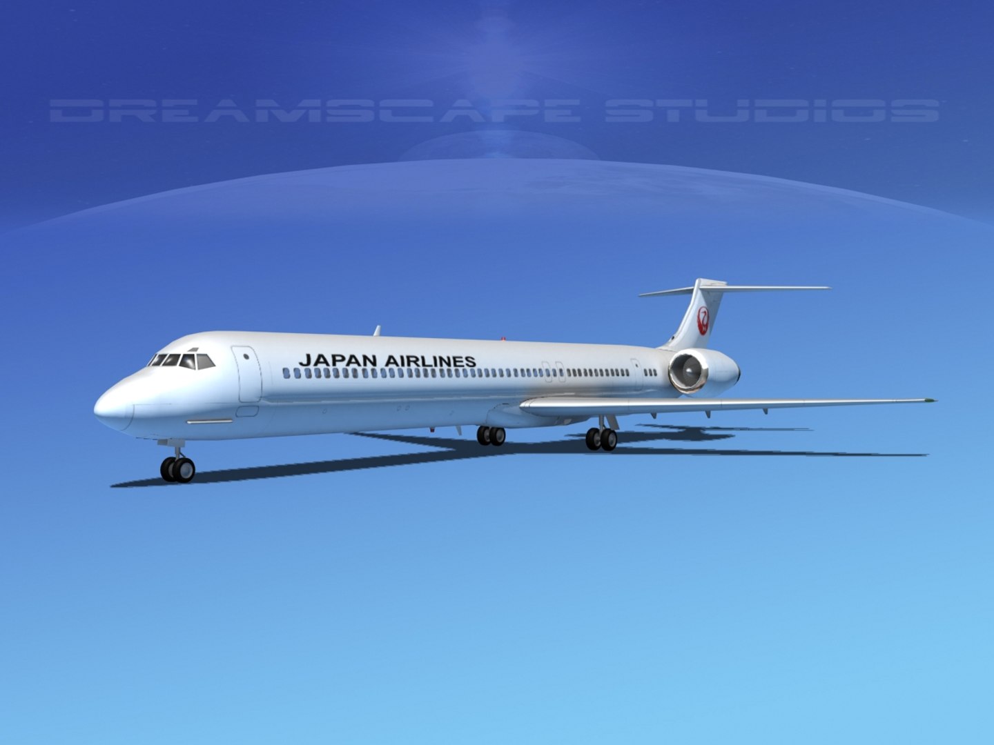 3d Model Mcdonnell Douglas Md-80 Airliners