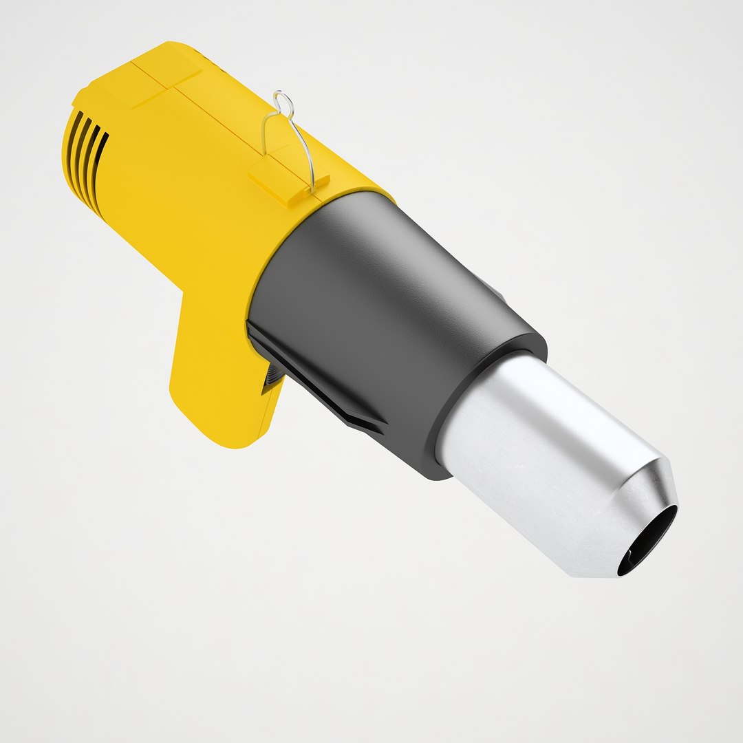 3D Industrial Heat Gun Model - TurboSquid 1276240