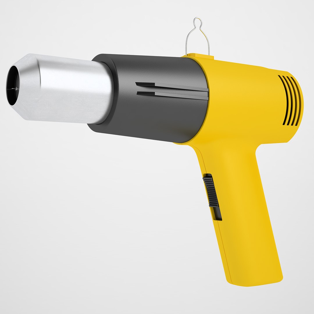 3D Industrial Heat Gun Model - TurboSquid 1276240