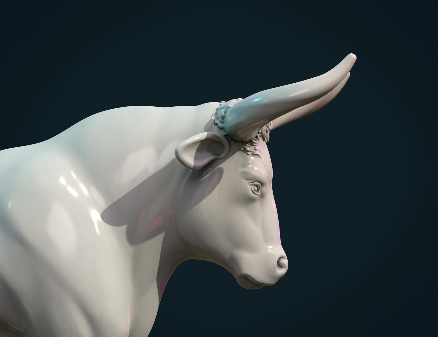 Bull Figure Model - TurboSquid 1686788