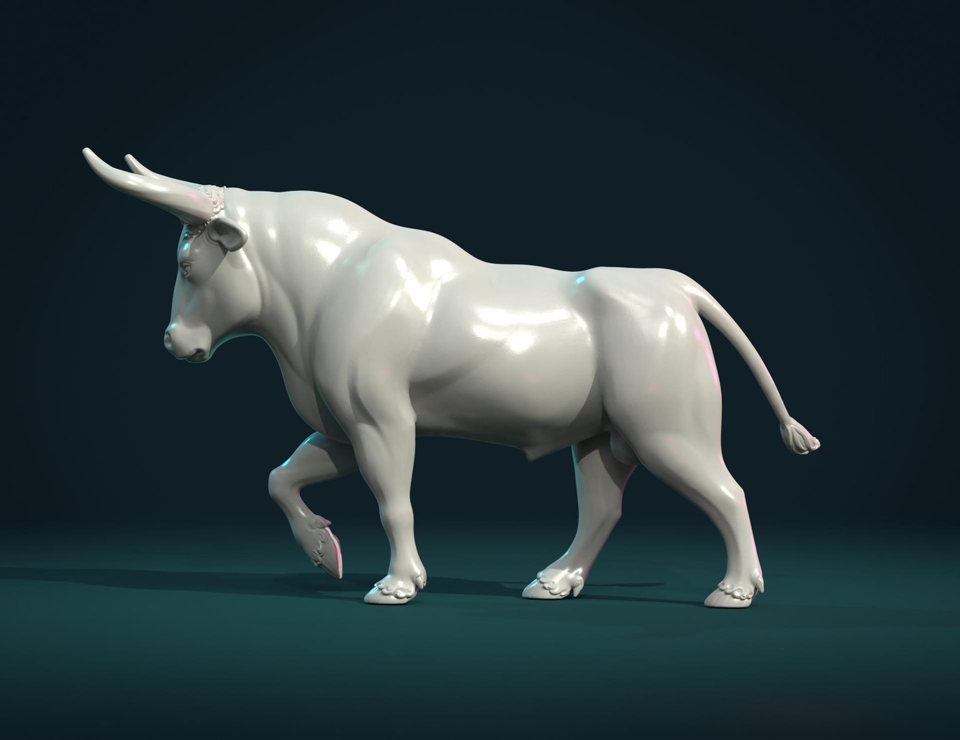Bull Figure Model - TurboSquid 1686788