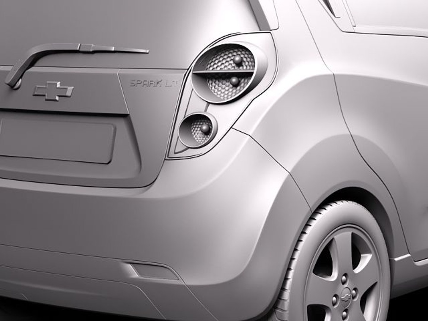 Chevrolet Spark 3d Model