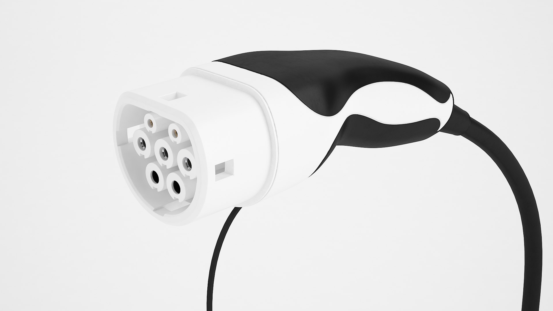 3D Ev Charging Plug Model - TurboSquid 1452339