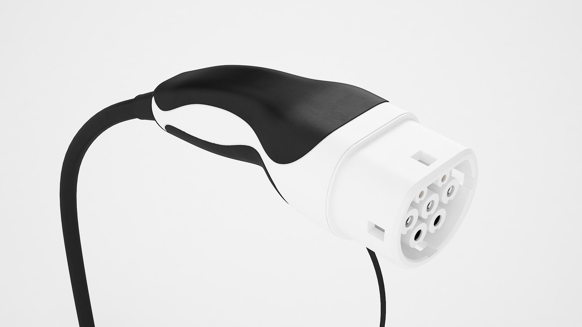 3D Ev Charging Plug Model - TurboSquid 1452339