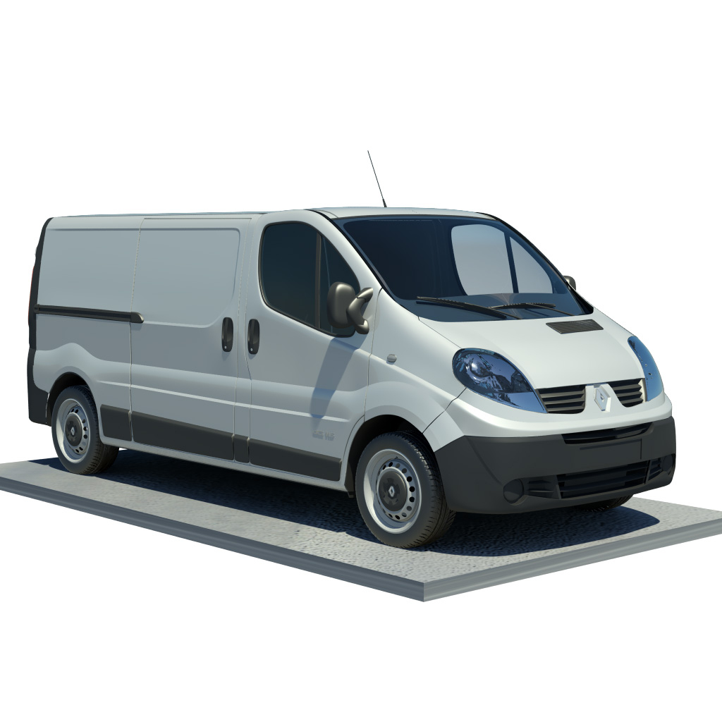 3d model renault trafic l2h1
