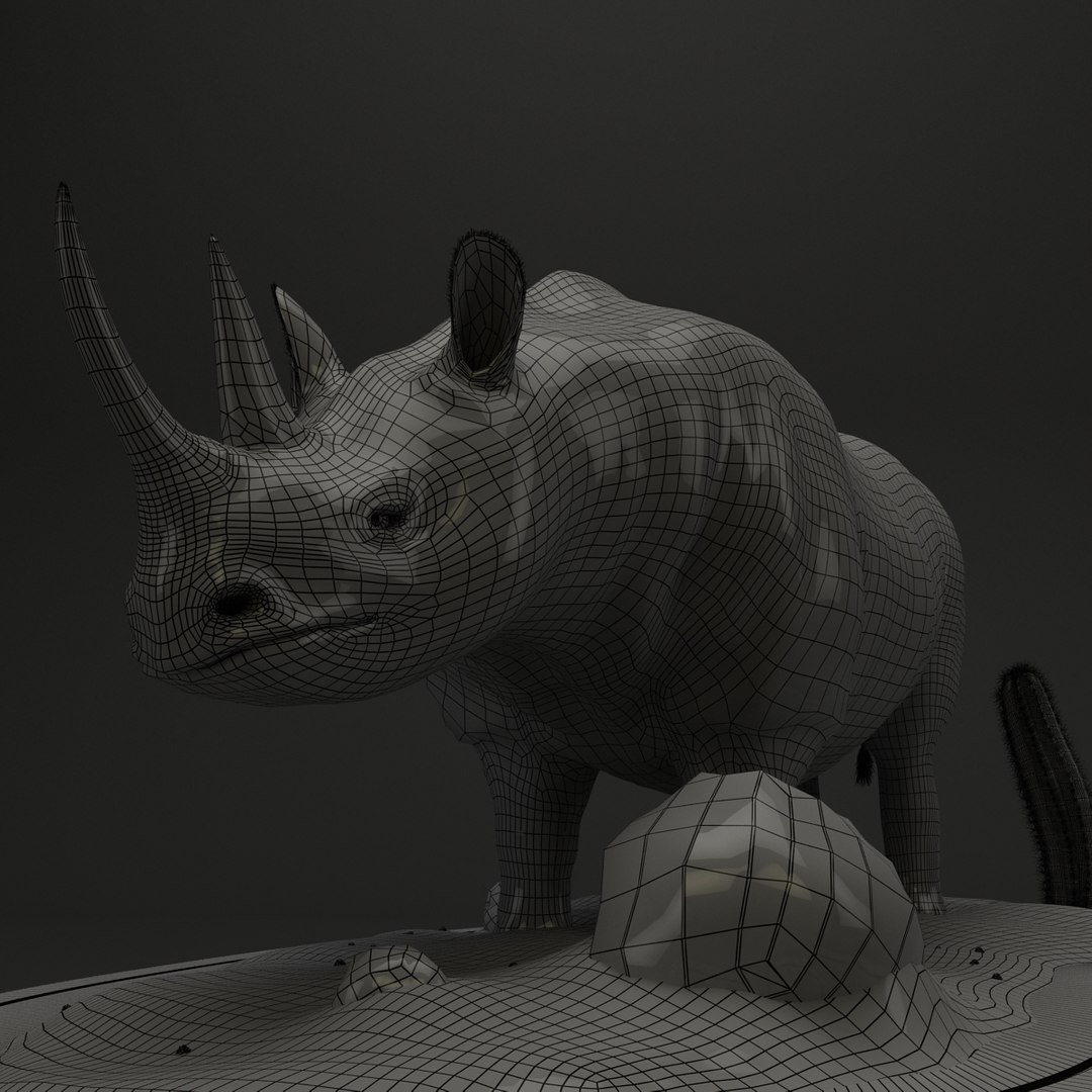 rhino rhinoceros 3d model