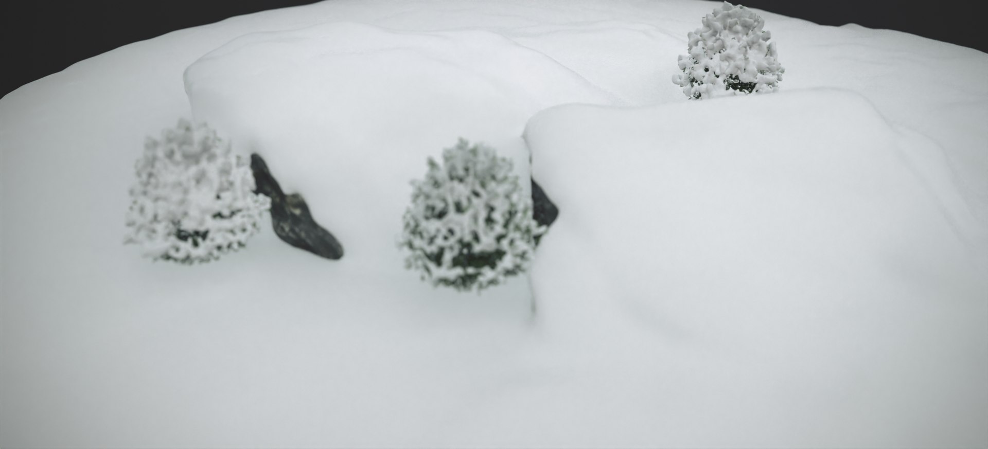 3D SNOW ROCKS LANDSCAPE 2022 - TurboSquid 2026988