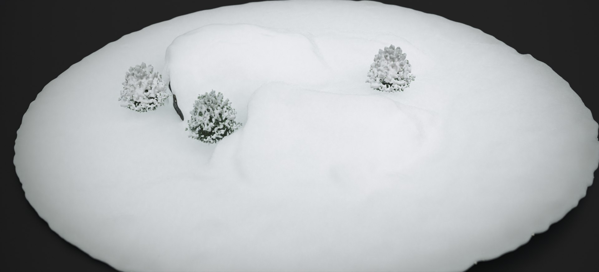 3D SNOW ROCKS LANDSCAPE 2022 - TurboSquid 2026988