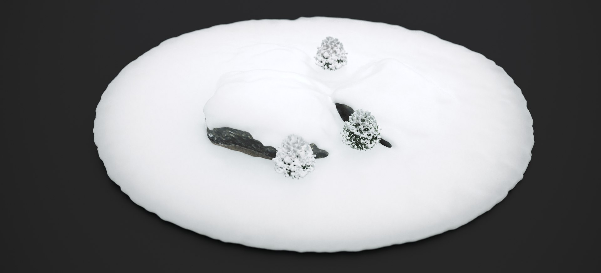3D SNOW ROCKS LANDSCAPE 2022 - TurboSquid 2026988