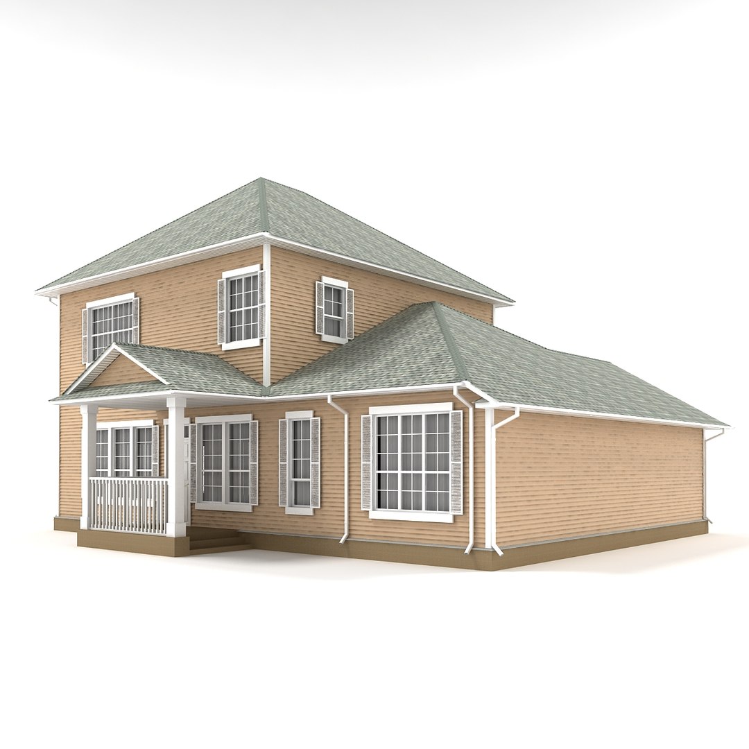 3d story cottage model