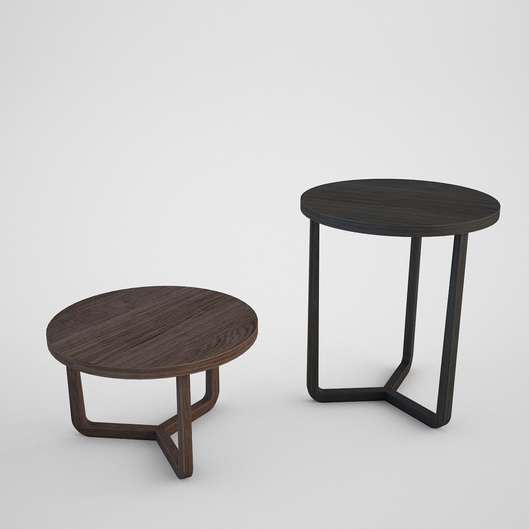 Flexform Jiff Coffe Table 3d Model