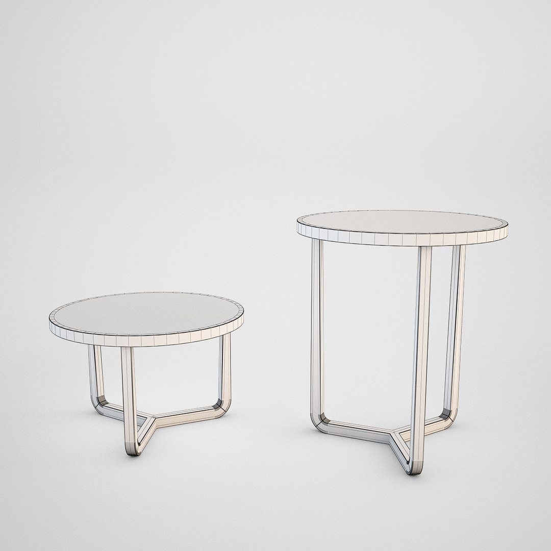 Flexform Jiff Coffe Table 3d Model