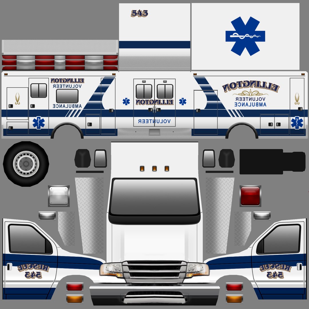 3d Generic Ambulance V3