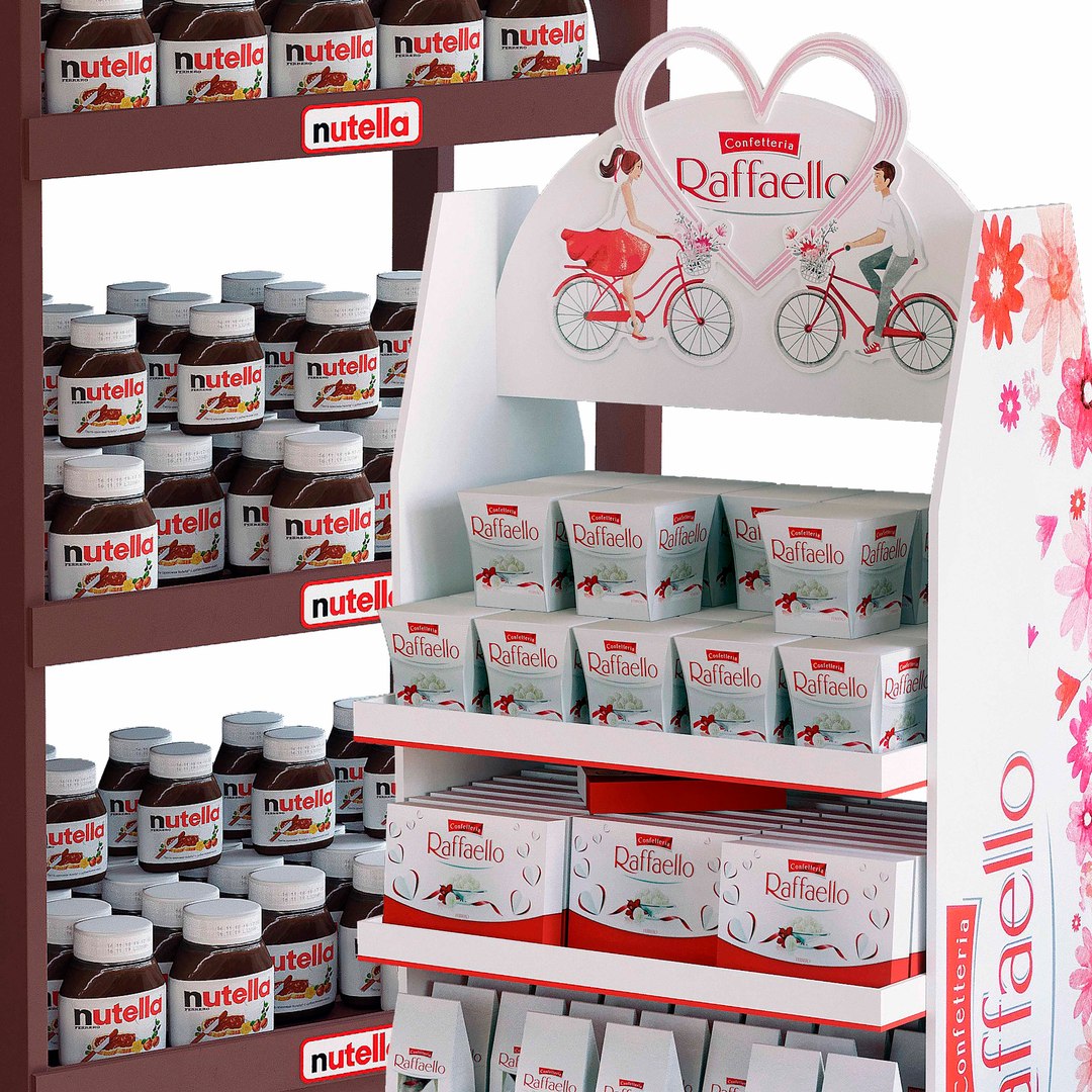 Showcase 020 Raffaello Nutella Model - TurboSquid 1519450