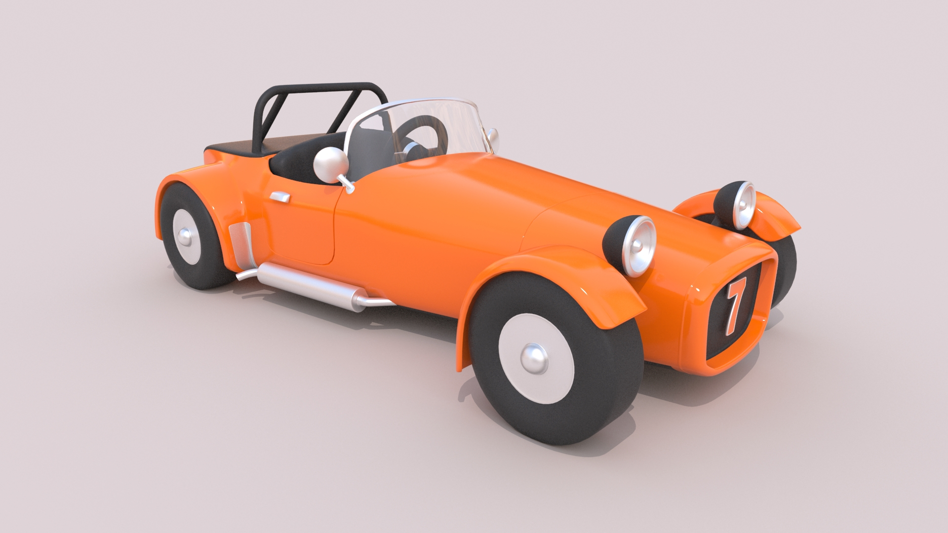 3D toy car racing cartoon - TurboSquid 1638955