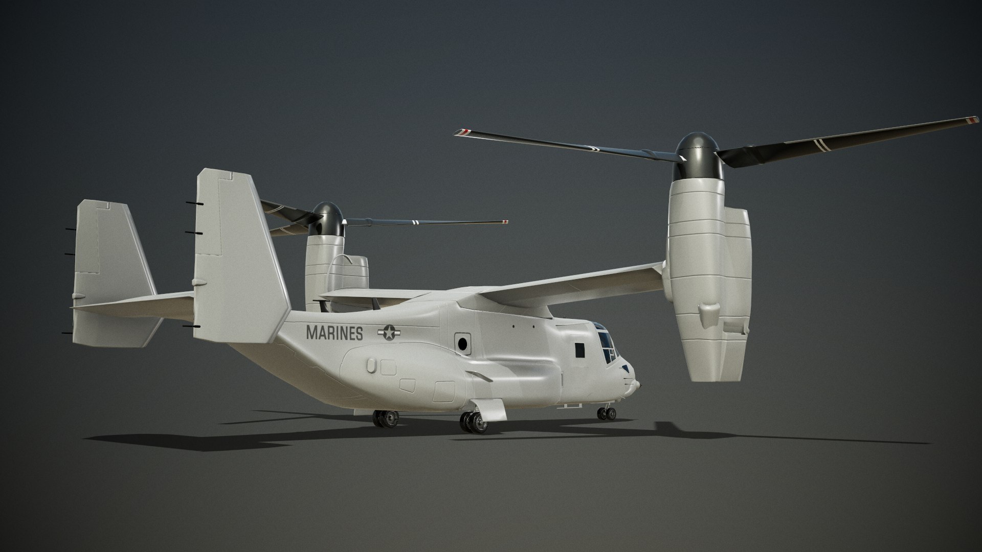 3D Bell V-22 Osprey Tiltrotor - TurboSquid 1504644