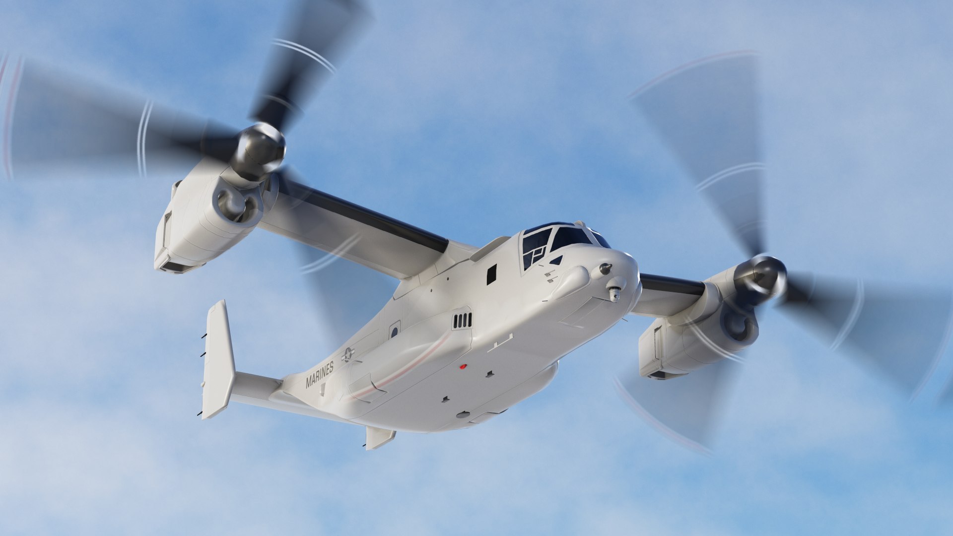 3D Bell V-22 Osprey Tiltrotor - TurboSquid 1504644