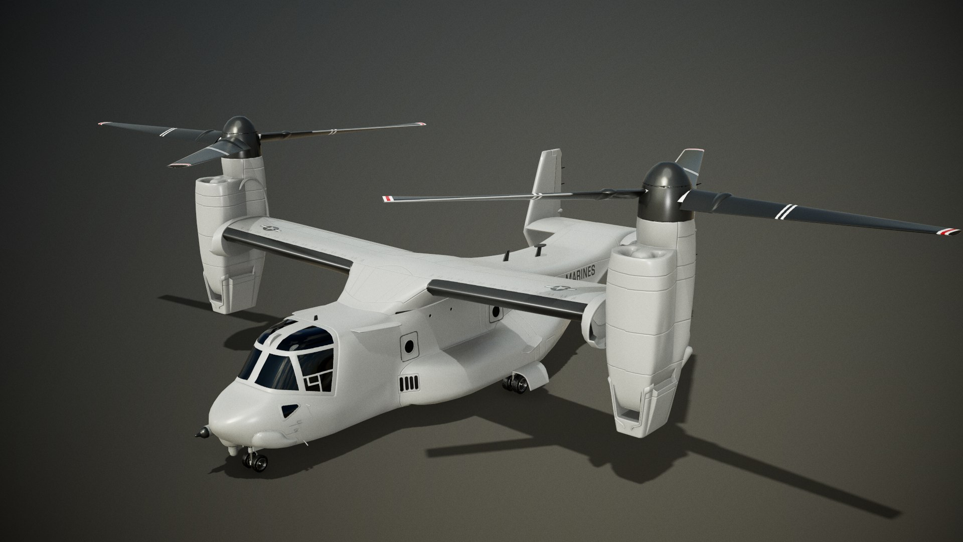 3D Bell V-22 Osprey Tiltrotor - TurboSquid 1504644