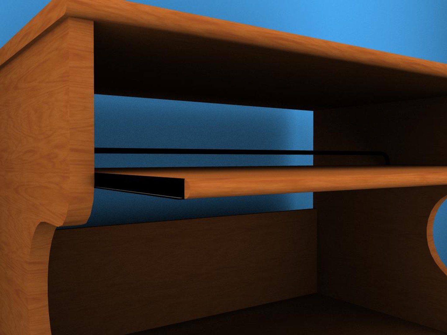 Computer Table Model - TurboSquid 1158407