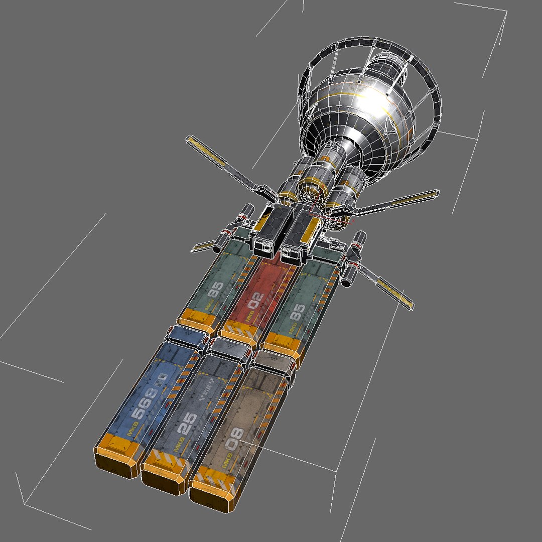 3D Sf Freighter 2f - TurboSquid 1276077