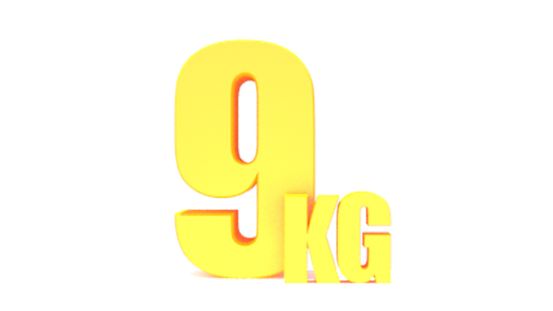 3D kg number - TurboSquid 1817082
