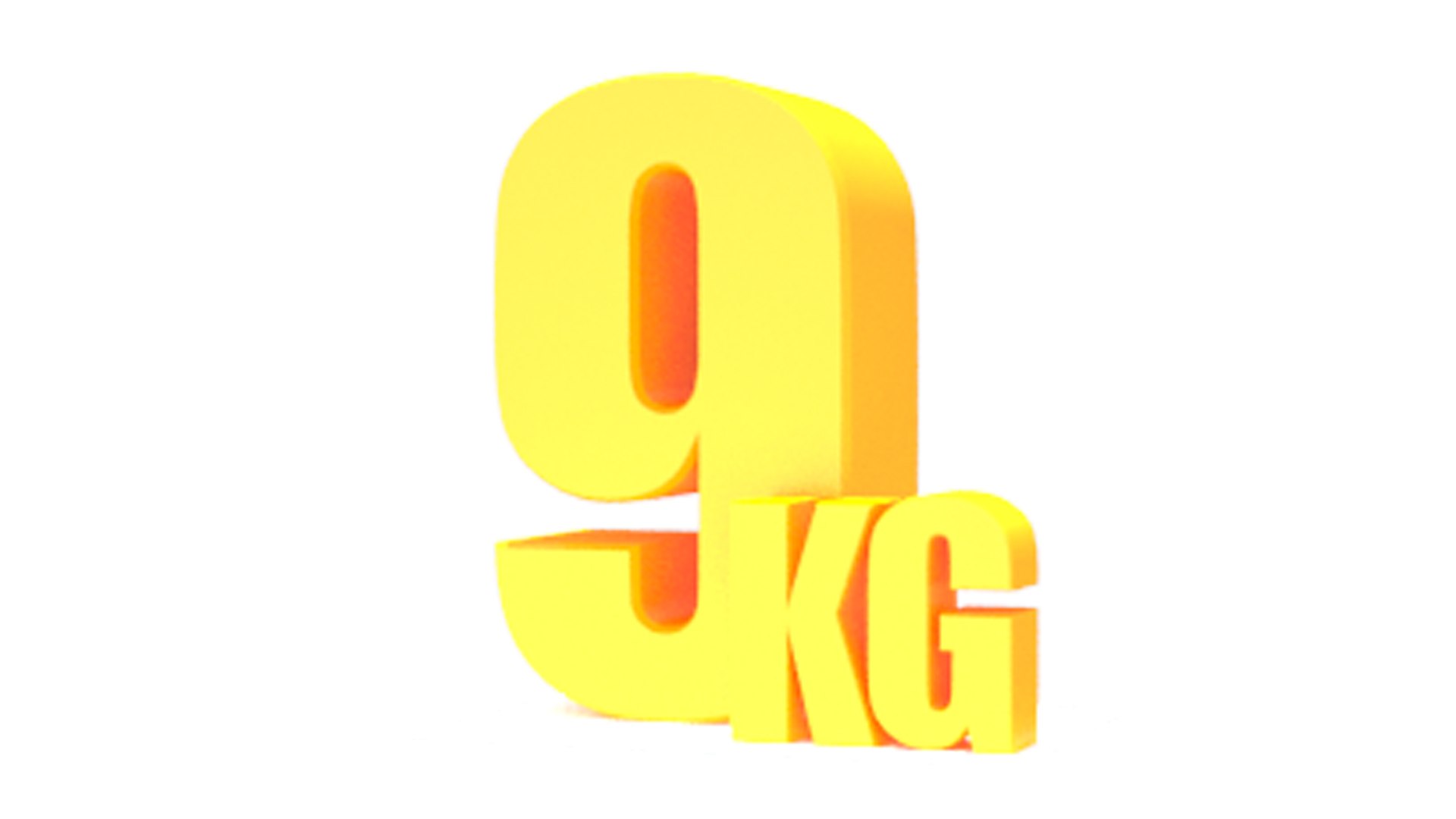 3D kg number - TurboSquid 1817082