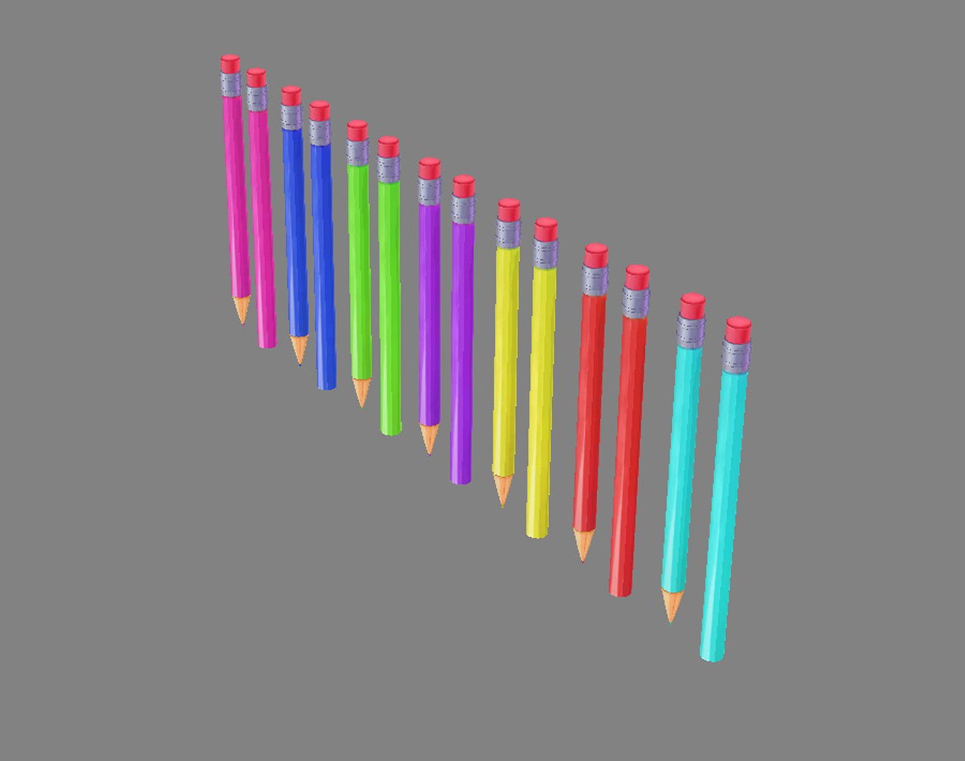 Pencil Model - TurboSquid 1687362
