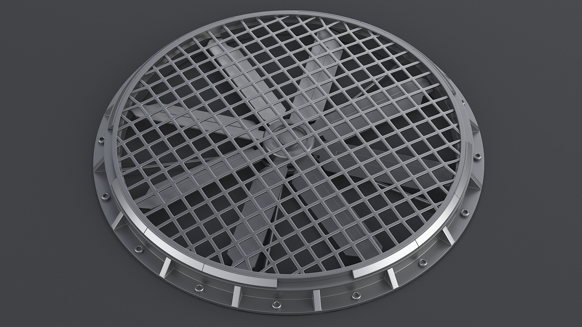 3D Sci-Fi Ventilation 06 Subdivision Ready - TurboSquid 2164617