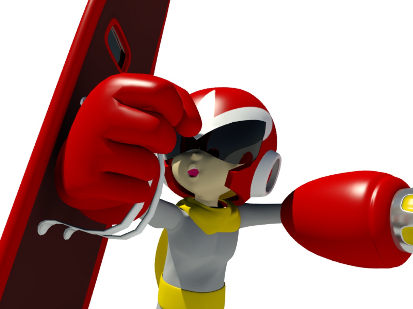 3d Protoman Robot Boy Model