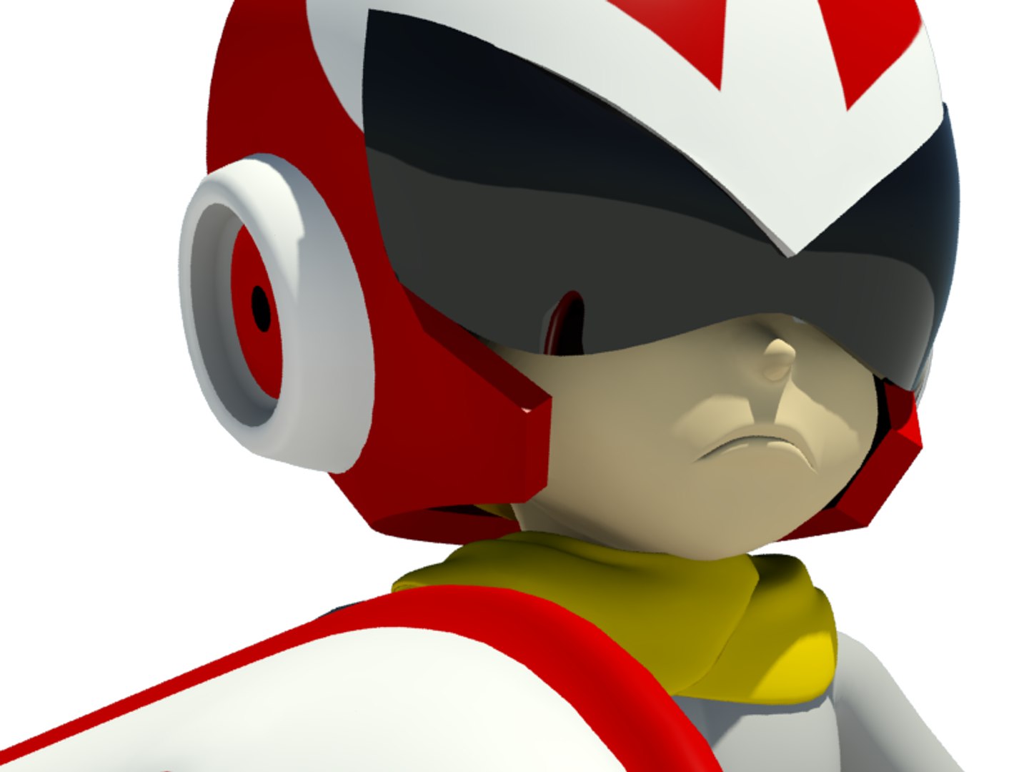 3d Protoman Robot Boy Model
