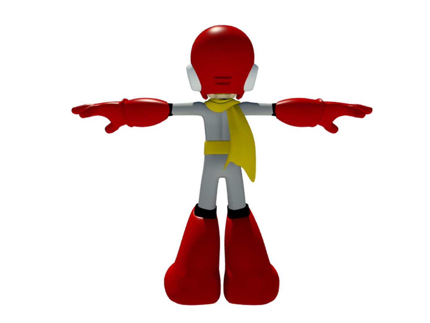 3d Protoman Robot Boy Model