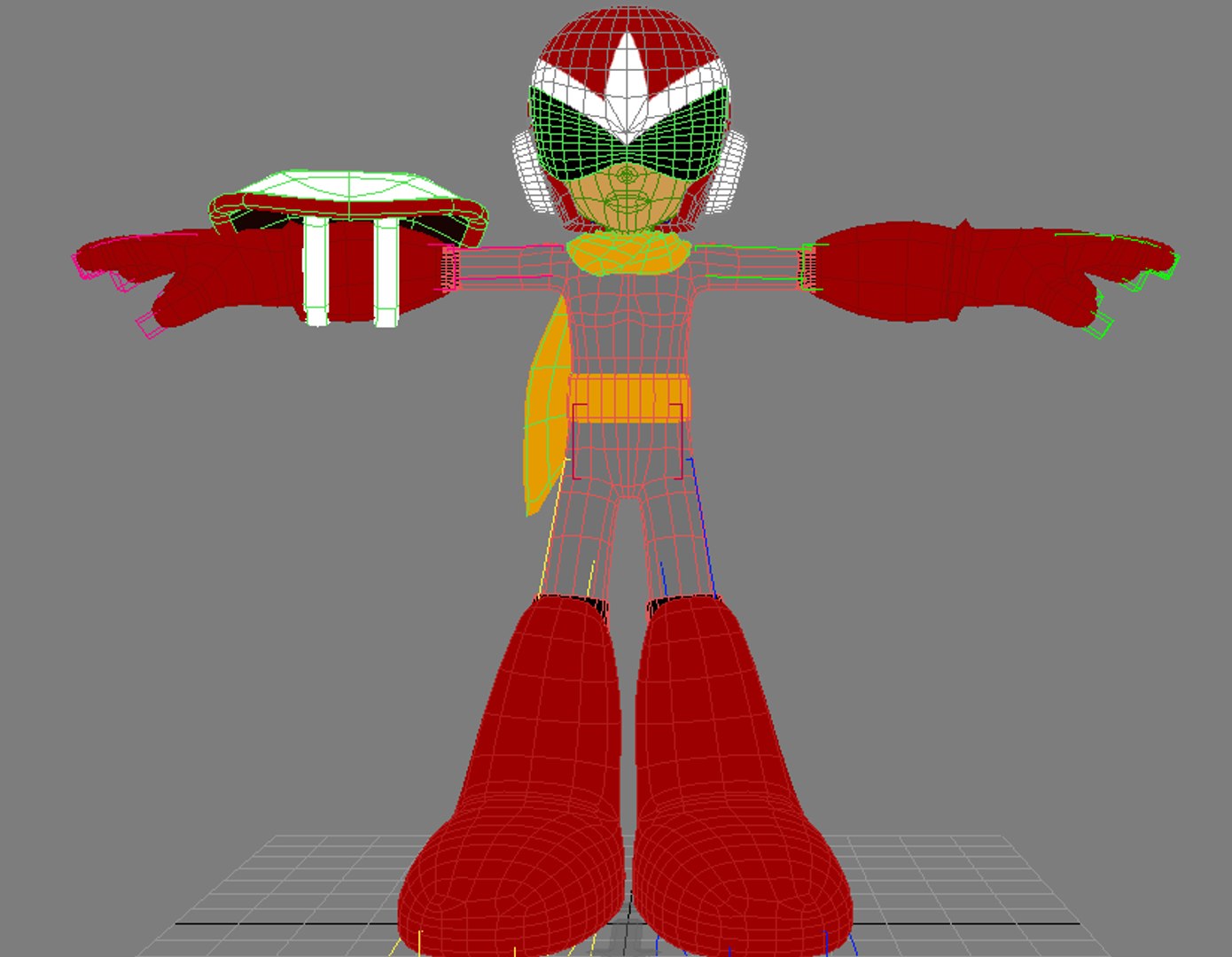 3d Protoman Robot Boy Model