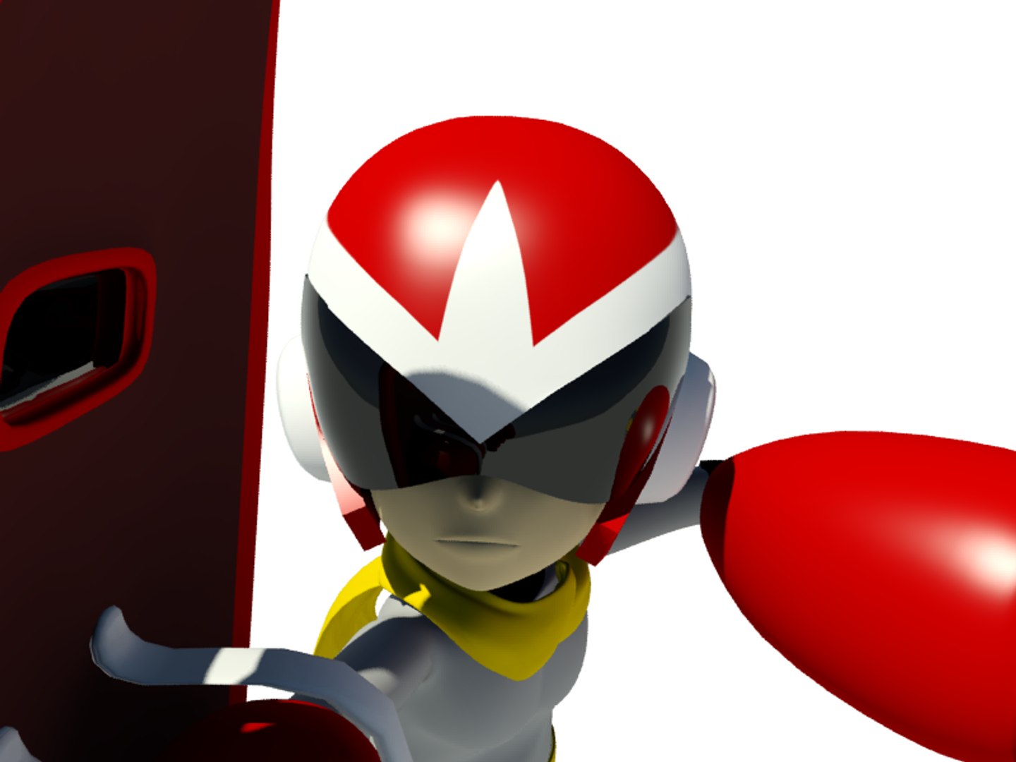 3d Protoman Robot Boy Model