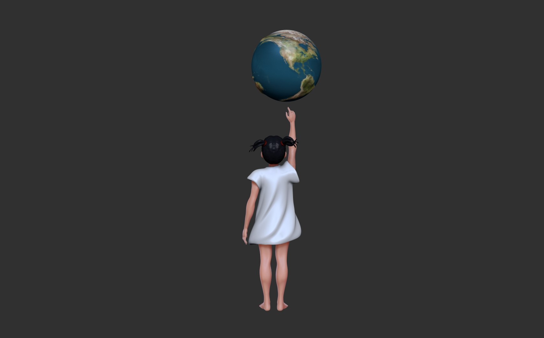 3D Model Earth Child - TurboSquid 1205183