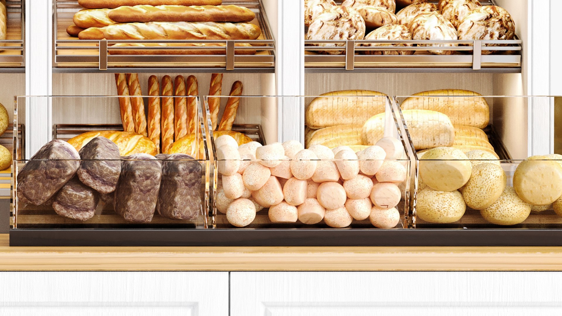 Bakery Design Pastries Desserts Bread 3D - TurboSquid 2167028