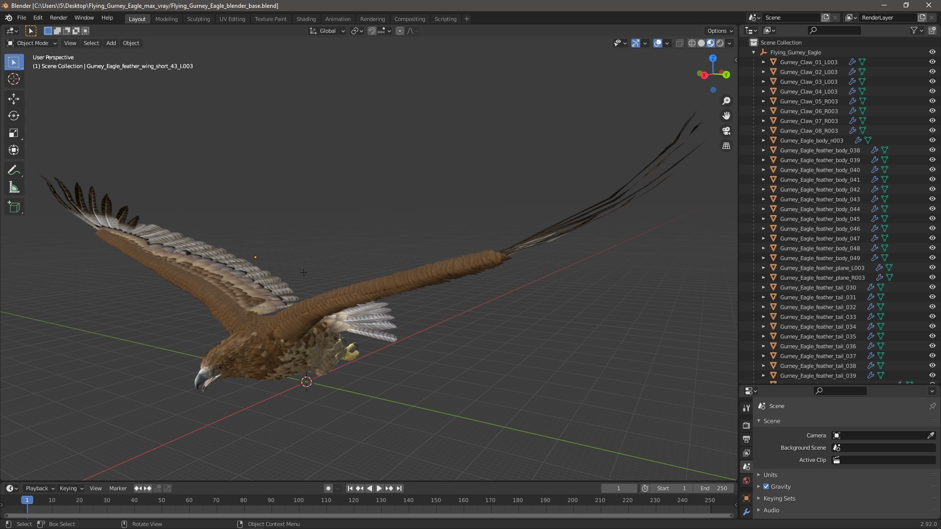 Flying Gurney Eagle Model - TurboSquid 2249976