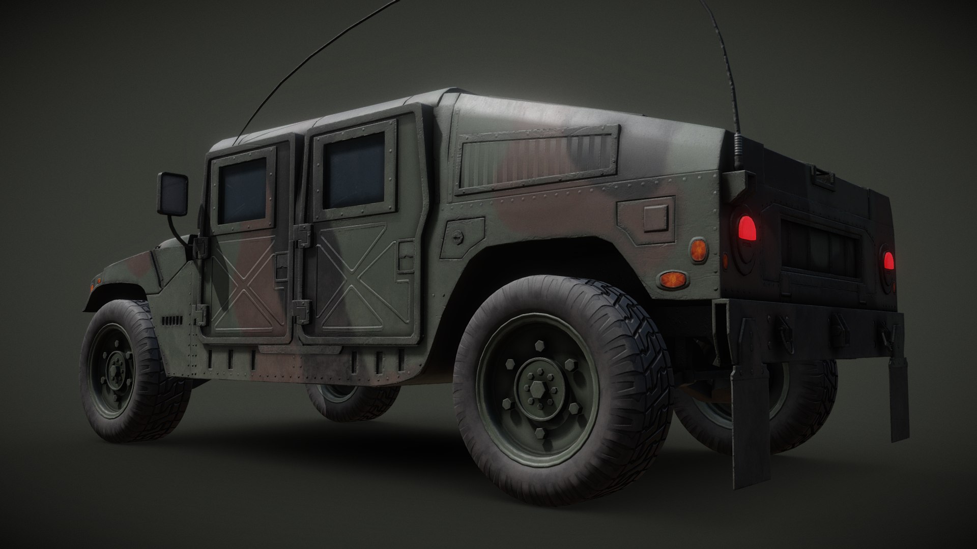 3D Humvee Model - TurboSquid 2094356