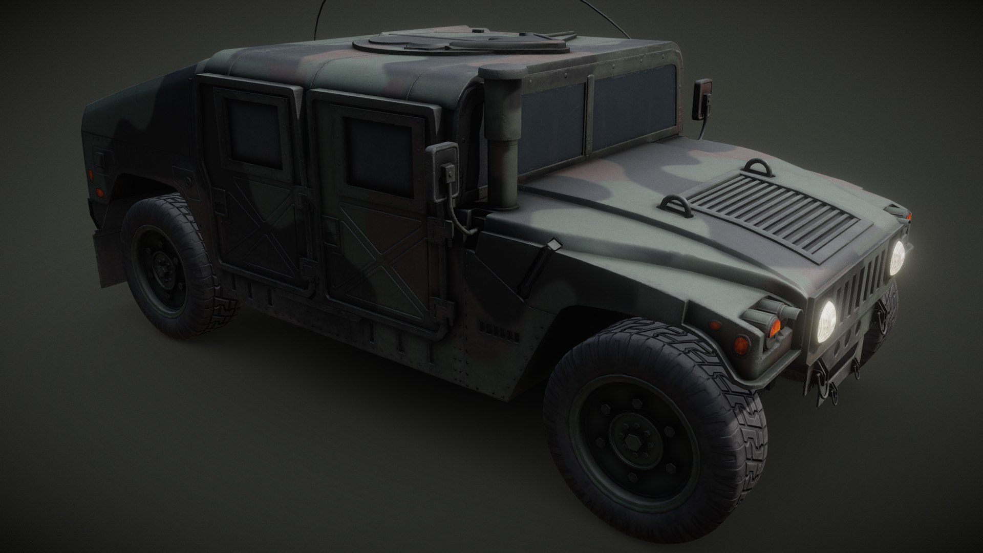 3D Humvee Model - TurboSquid 2094356
