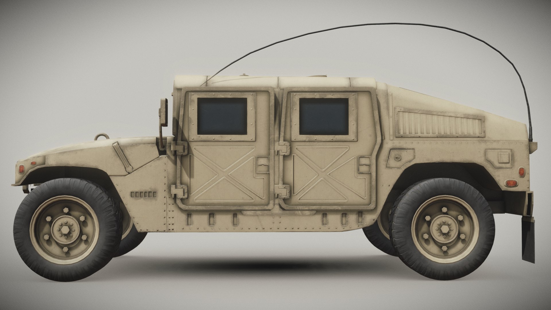 3D Humvee Model - TurboSquid 2094356