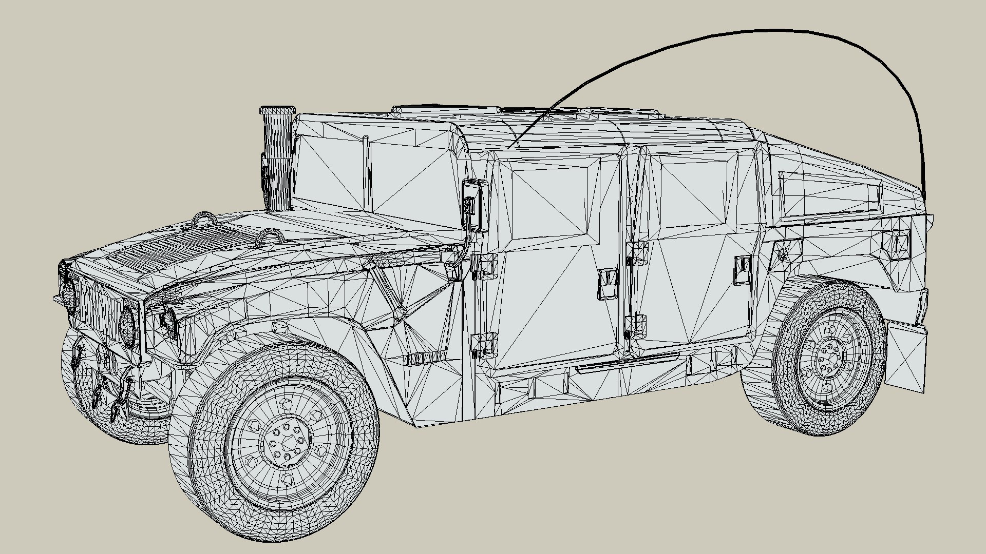 3D Humvee Model - TurboSquid 2094356