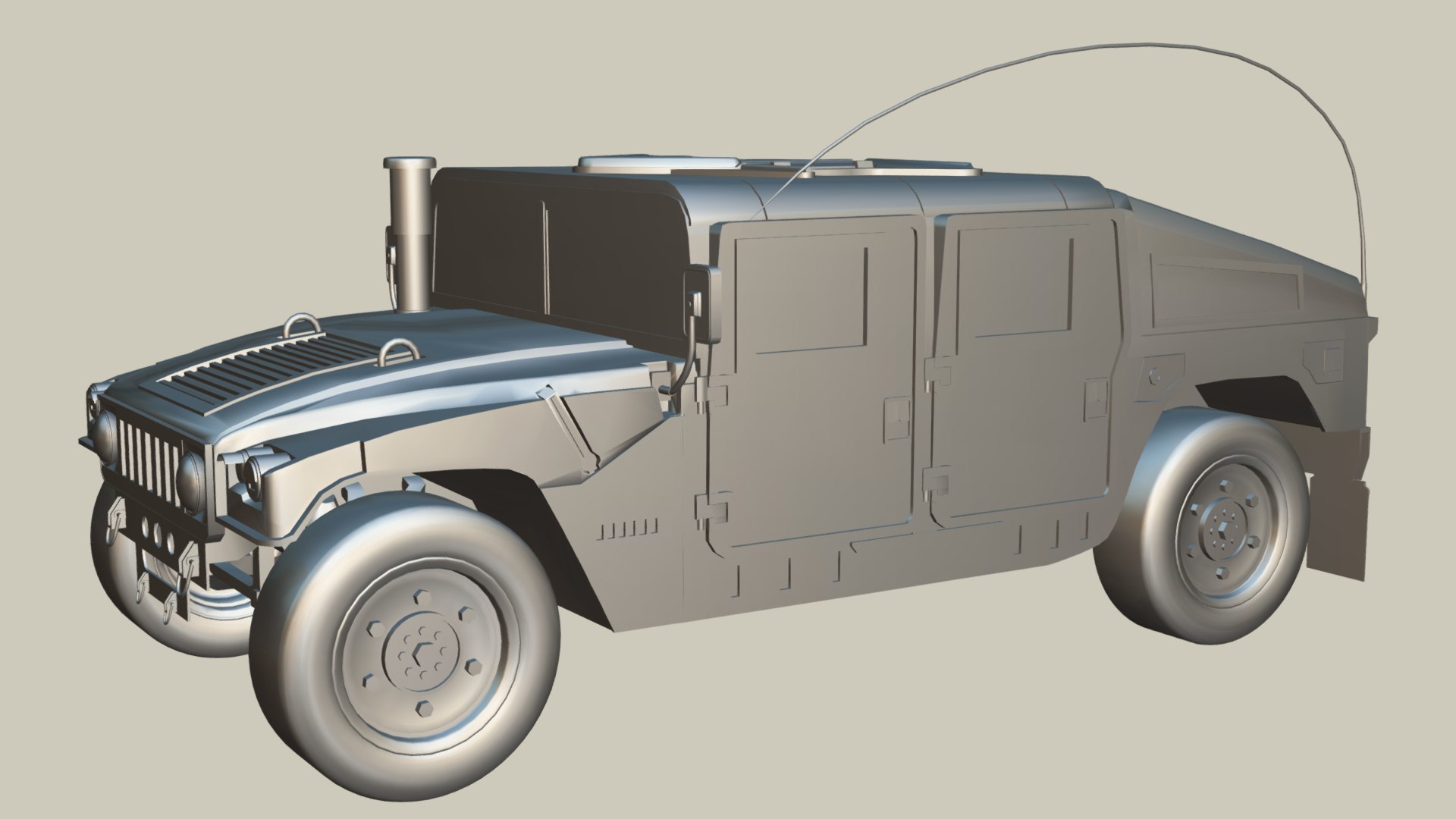 3D Humvee Model - TurboSquid 2094356