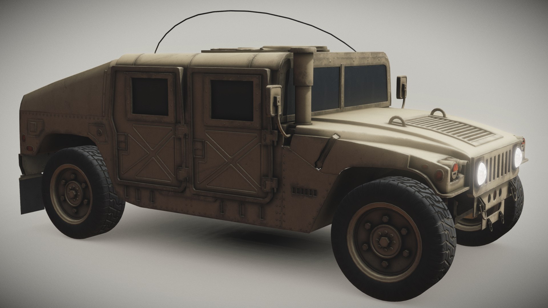 3D Humvee Model - TurboSquid 2094356