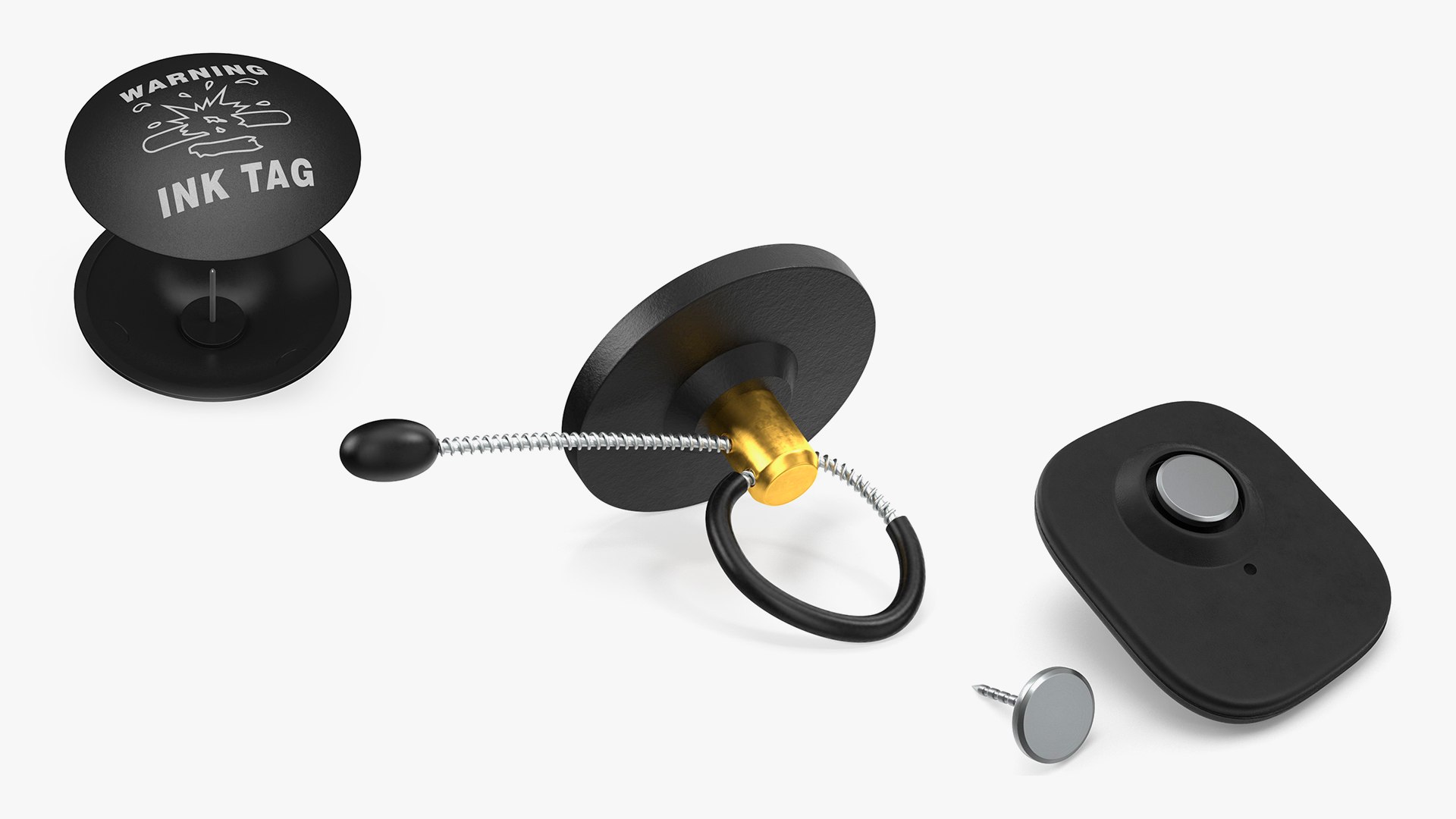 Security Tags Collection 2 3D Model - TurboSquid 2215739