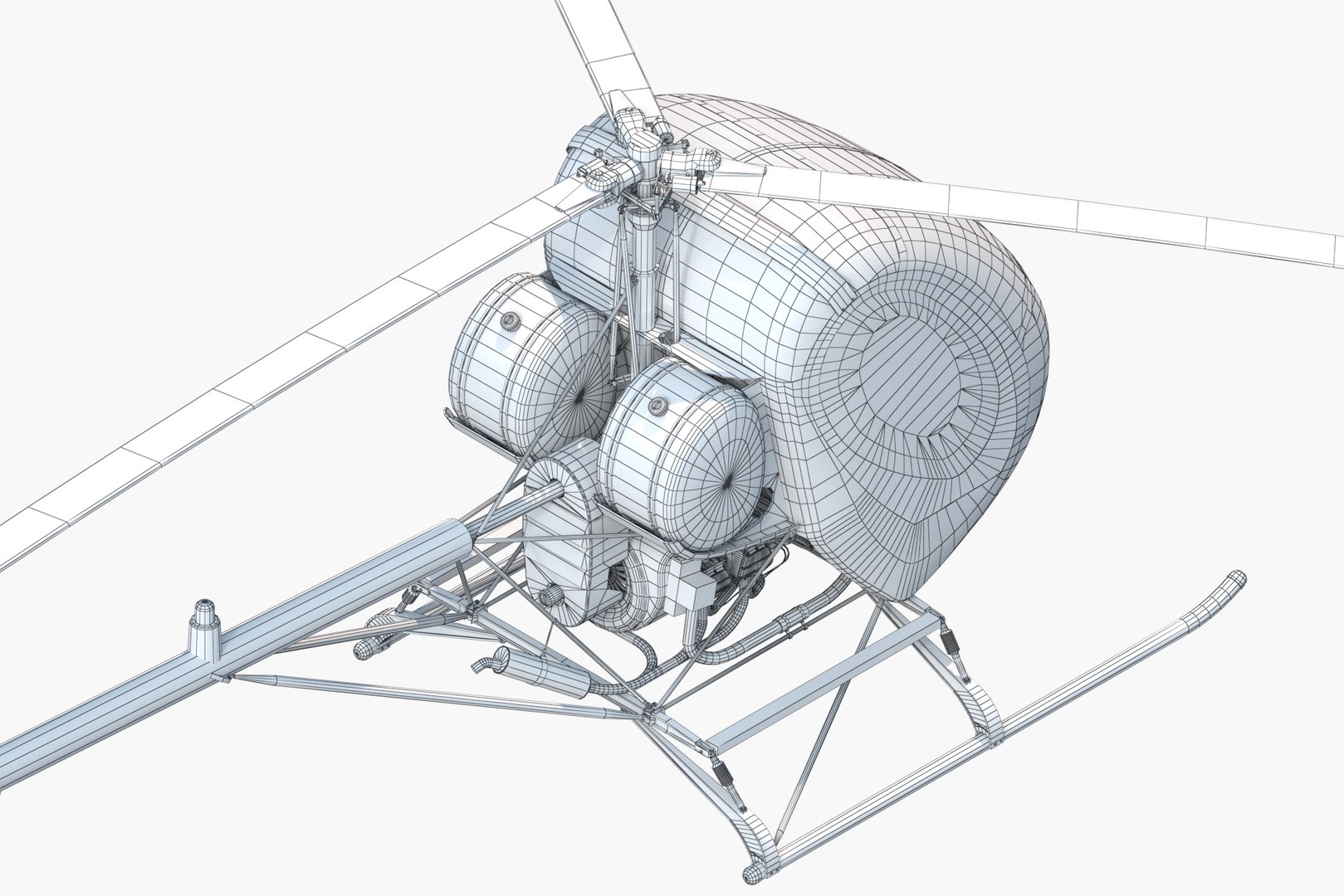 Hughes 269 Schweizer 3D Model - TurboSquid 1803640