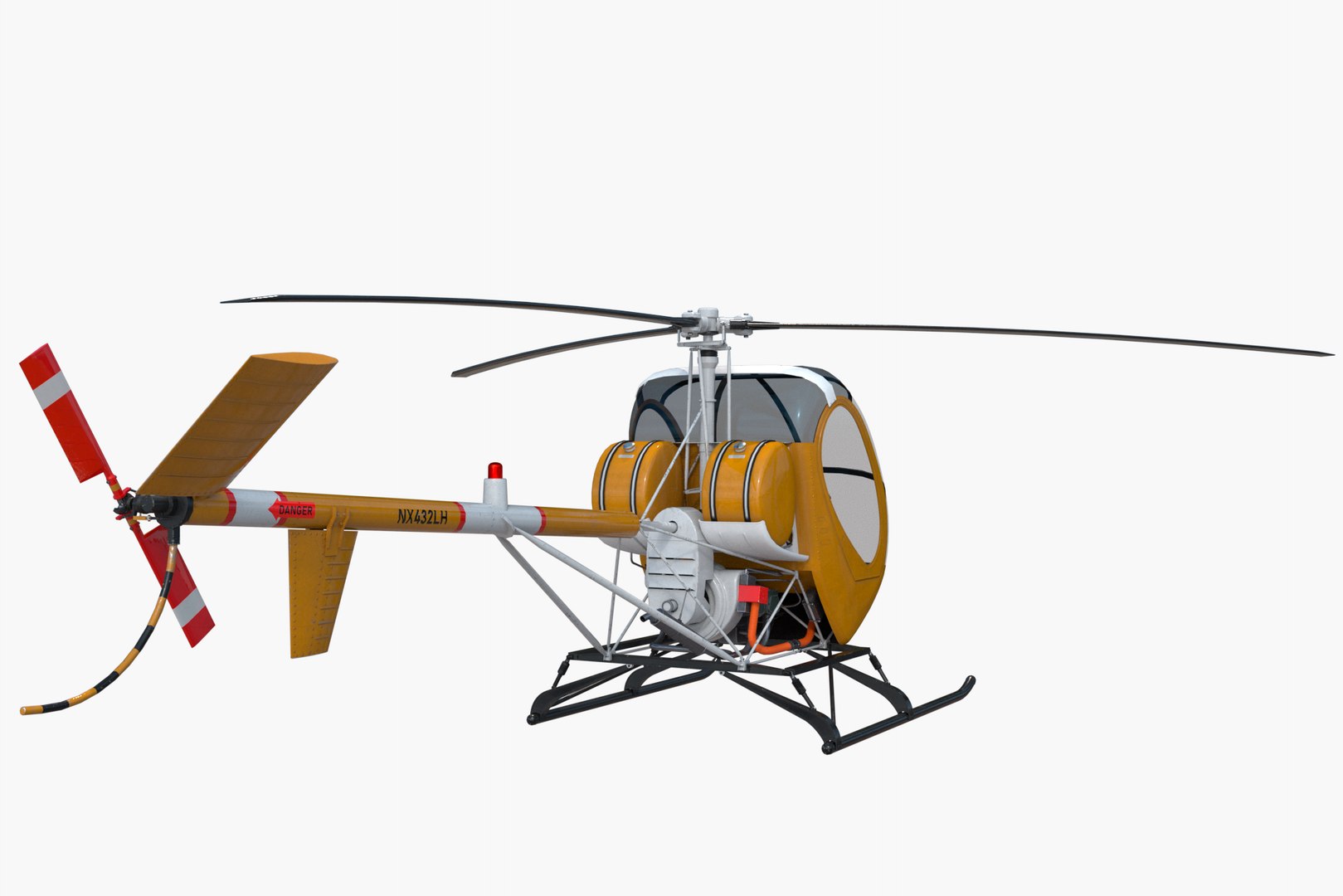Hughes 269 Schweizer 3D Model - TurboSquid 1803640