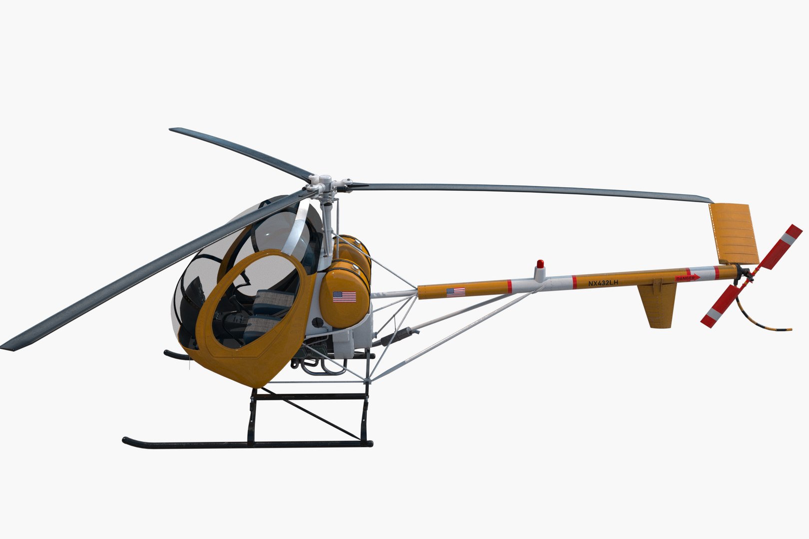Hughes 269 Schweizer 3D Model - TurboSquid 1803640