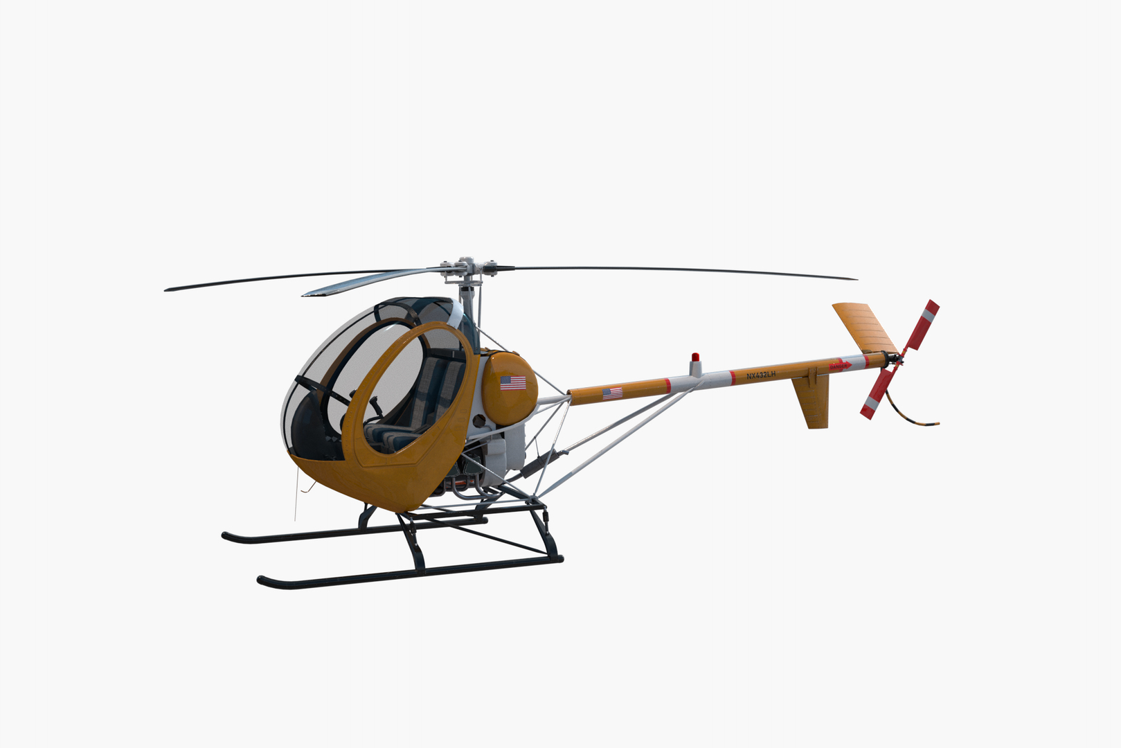 Hughes 269 Schweizer 3D Model - TurboSquid 1803640