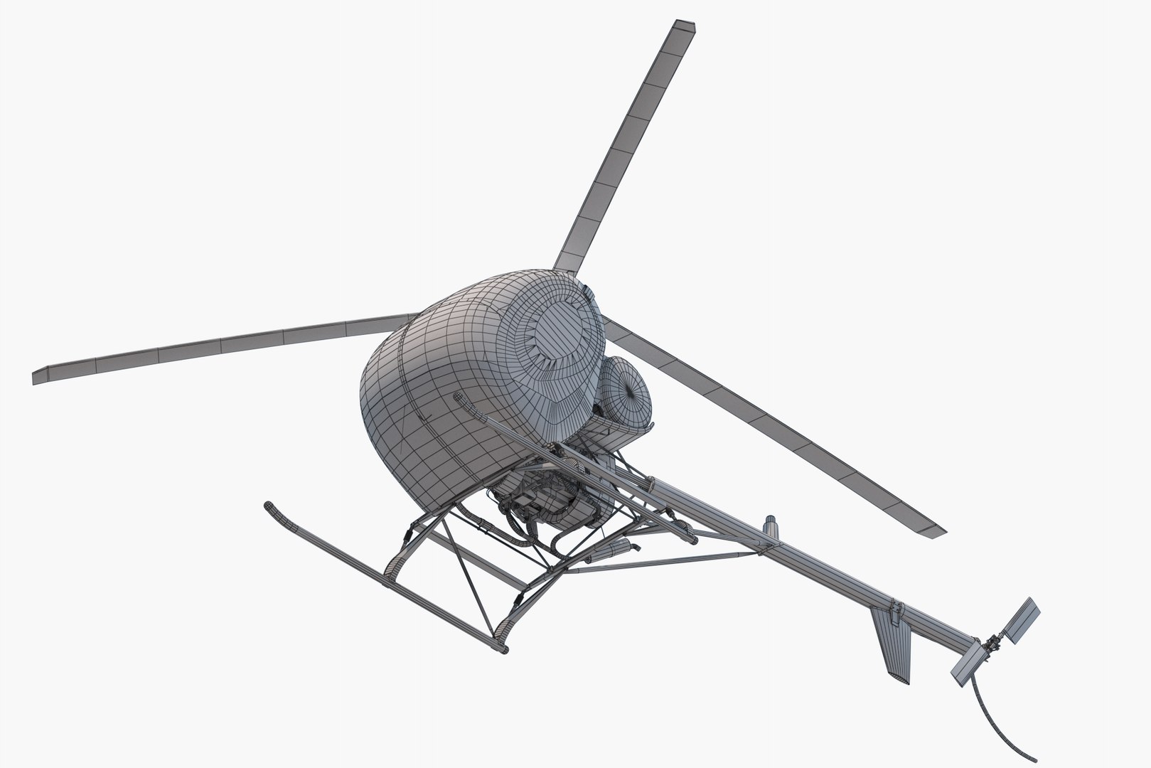 Hughes 269 Schweizer 3D Model - TurboSquid 1803640