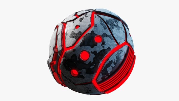 Sphere drone glowing 3D model - TurboSquid 1701276