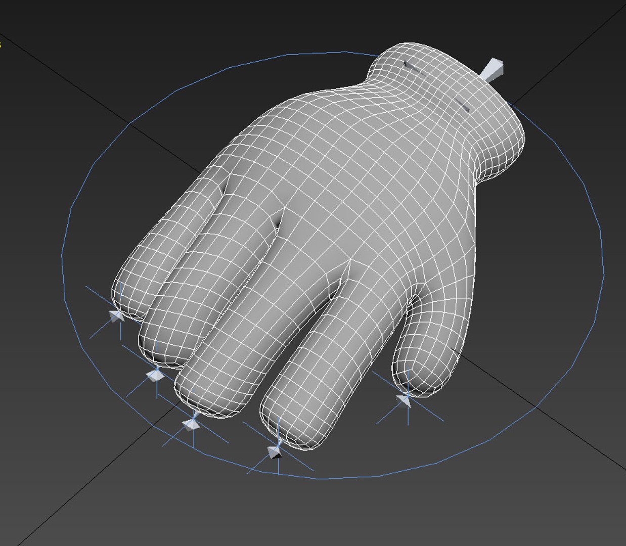 Cartoon Glove Hand Rigged 3D - TurboSquid 1389560